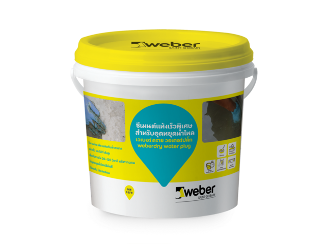 weberdry water plug : Cementitious Based Waterproofing > Waterproofing ...